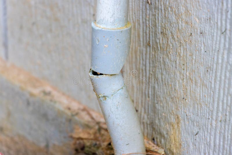 Broken electrical conduit stock photo. Image of broken - 230447128