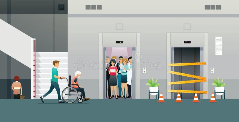 Crowded Elevator Stock Illustrations – 56 Crowded Elevator Stock Illustrations, Vectors ...