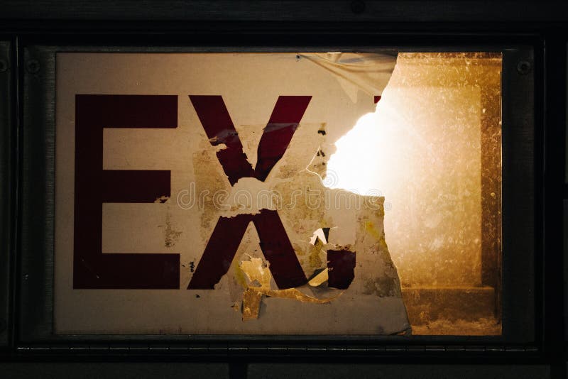 178 Broken Exit Sign Stock Photos - Free & Royalty-Free Stock Photos ...
