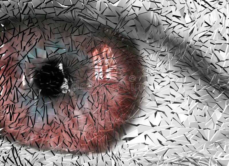 Broken eye stock image. Image of white, eyeblue, pupil - 551299