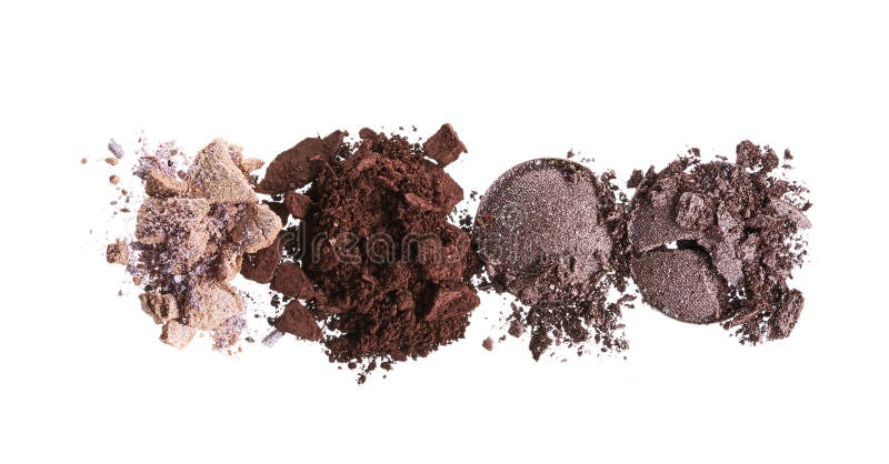 Broken Eyeshadows in Trendy Shades Stock Image - Image of beauty ...