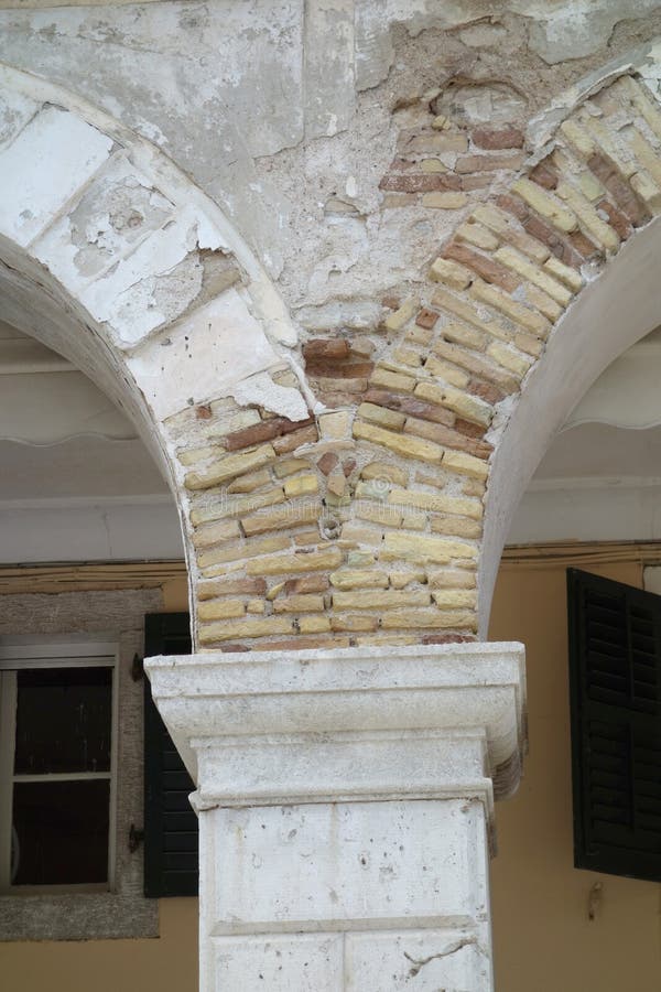 Broken Column With Pedestal - Ostia Antica Rome Stock Image - Image of ...