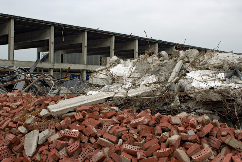 Broken Factory stock image. Image of broken, destruction - 68989491