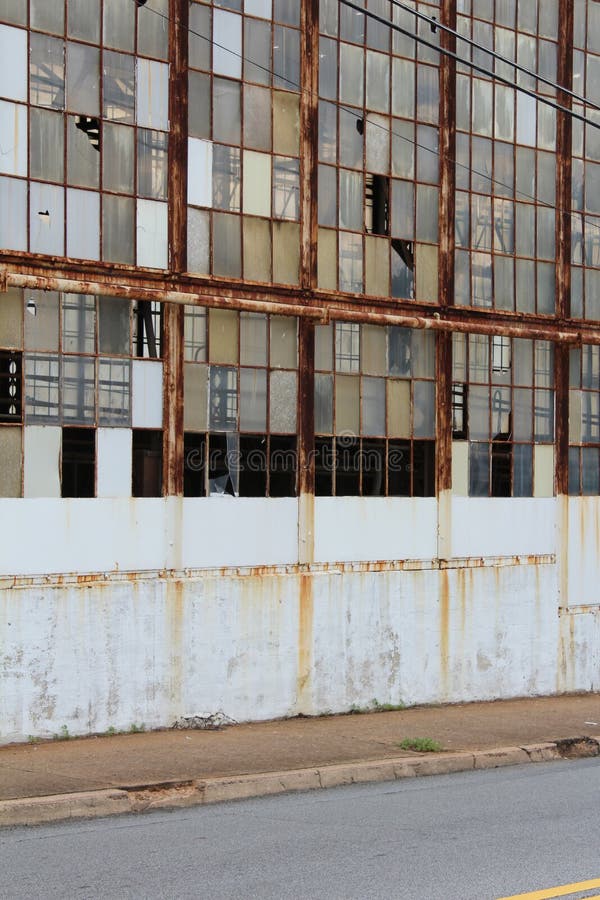 Old Factory Windows, Dirty Broken Stock Image - Image of dirty, factory ...