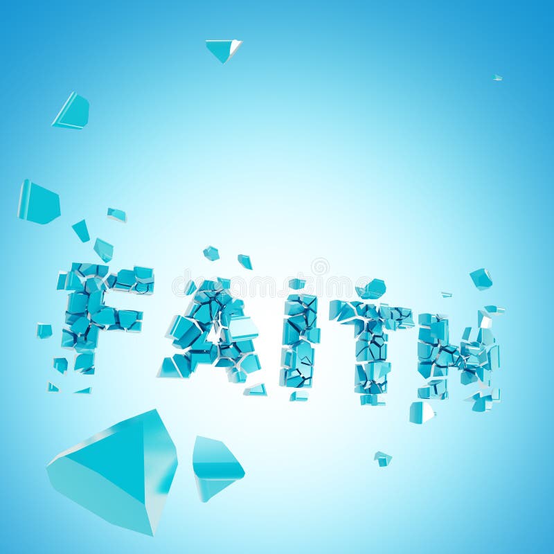Broken Faith Abstract Backround Composition Stock Illustration ...