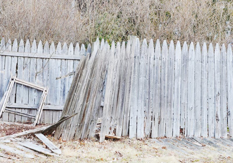 Broken fence wood stock image. Image of landscape, color - 39107939