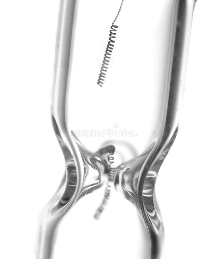 Broken filament bulb stock image. Image of isolated, glass - 7185047