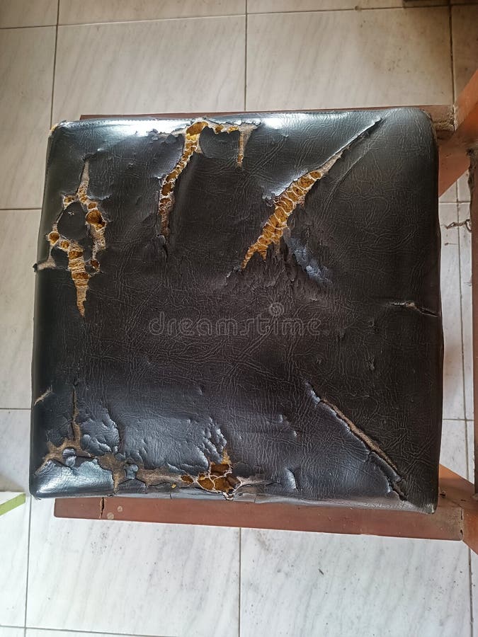 Broken foam chair stock image. Image of chair, wood - 275120069