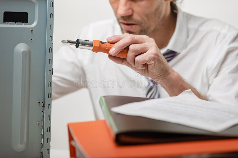 Broken gadget repair stock image. Image of equipment - 310626801