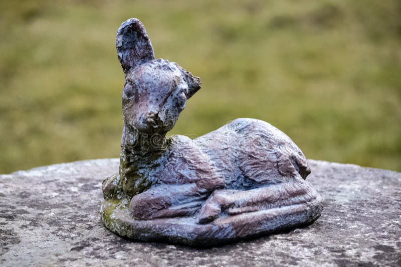 Broken garden animal stock photo. Image of deer, animal - 174633056