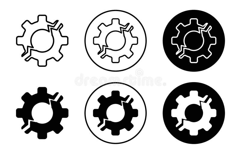 Broken Process Icon Stock Illustrations – 857 Broken Process Icon Stock ...