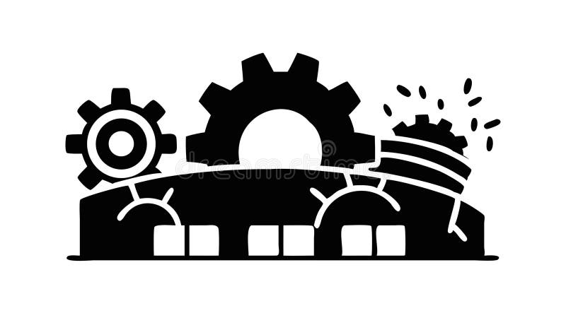 Broken Gear Mechanism Stock Illustrations – 549 Broken Gear Mechanism ...