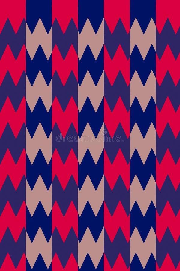 Broken Geometric Pattern Design Stock Illustration - Illustration of ...