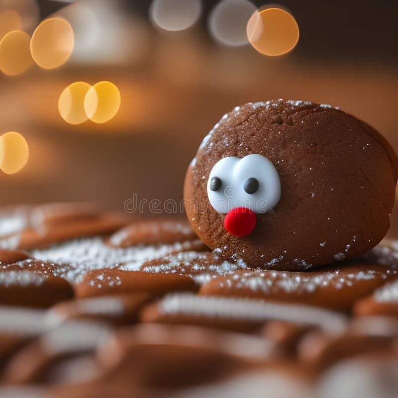 Broken gingerbread man stock illustration. Illustration of dish - 295828643