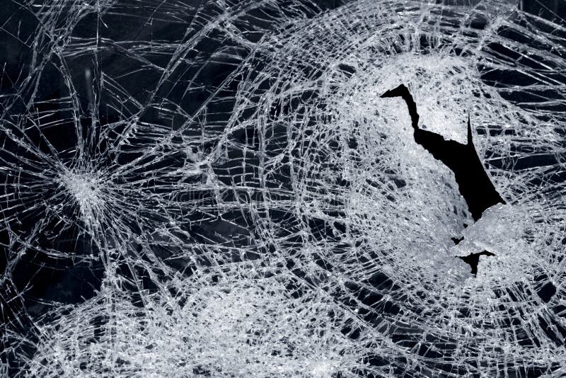 Broken glass stock photo. Image of crash, glass, cracked - 13940300