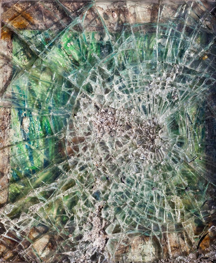 Broken glass stock image. Image of glass, crushed, outdoors - 16135137