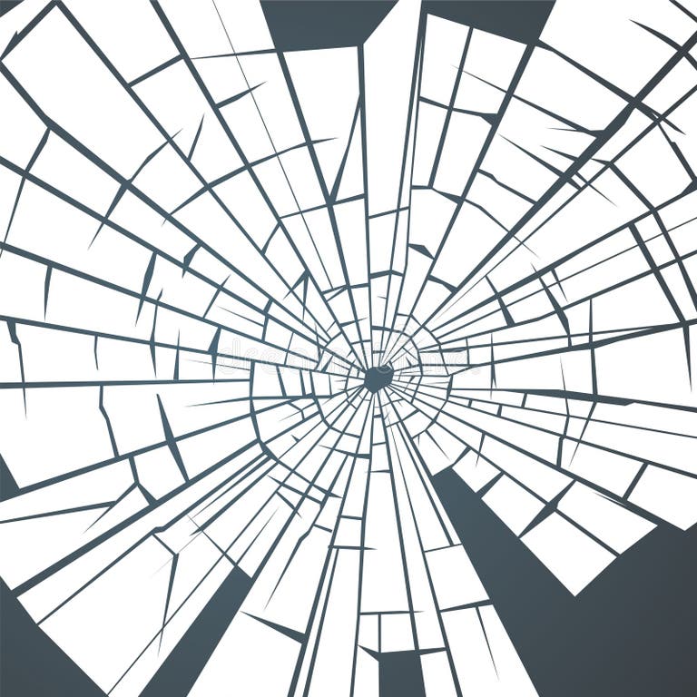 Broken Crashed Glass Stock Illustrations – 662 Broken Crashed Glass ...