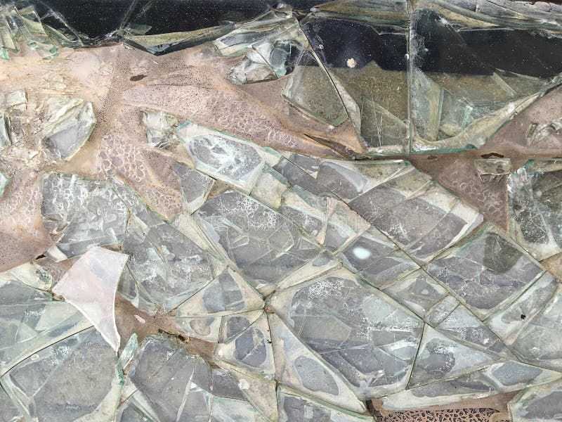 Broken Glass Abstract Structure Broken Glass Divided into Different ...