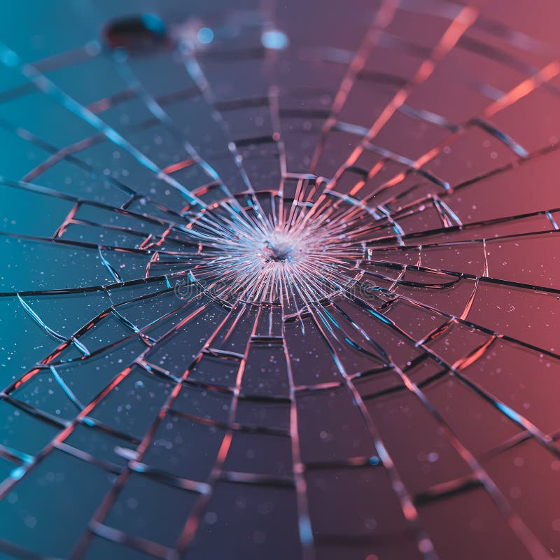 Broken Glass on the Background Colorful. Abstract Wallpaper Art Design ...