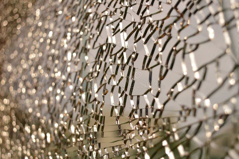 Broken Glass Breaks Network Stock Photo - Image of line, like: 241997714