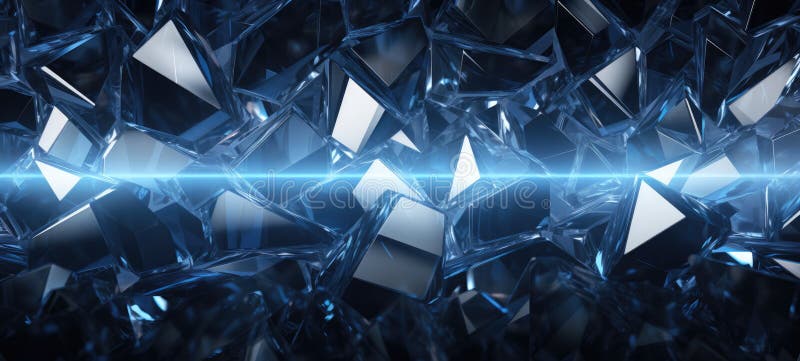 Broken Glass, Colorful Crystal Texture, Ai Stock Illustration ...