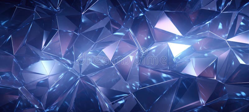 Broken Glass, Colorful Crystal Texture, Ai Stock Illustration ...