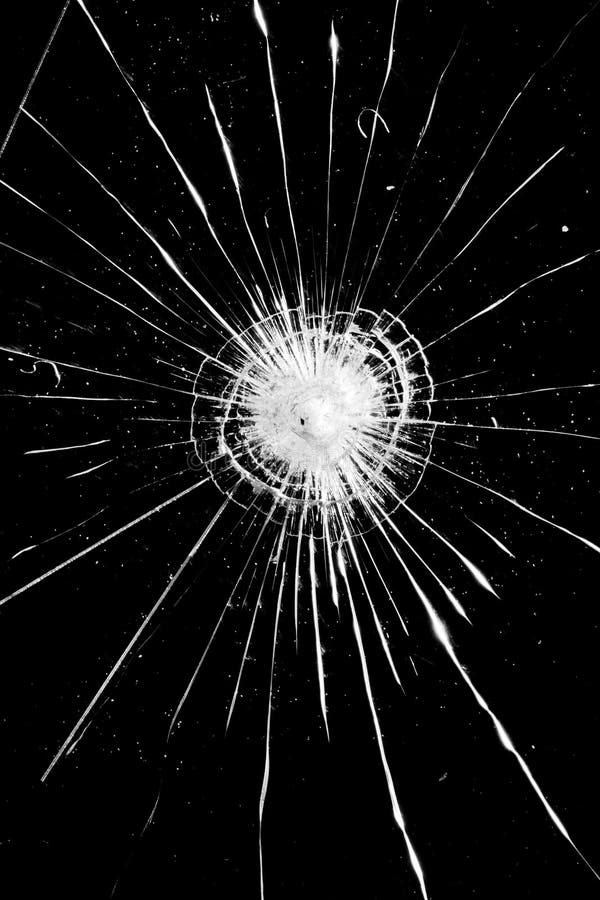 Broken Glass with Dust Particles Stock Photo - Image of damage, edge ...