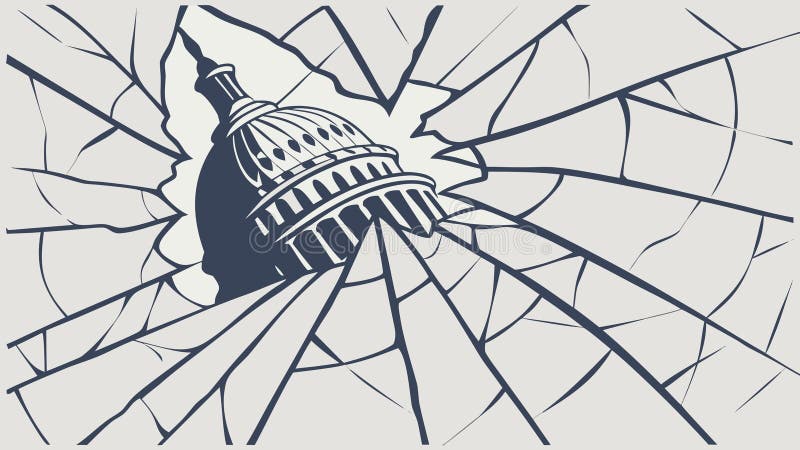 Broken Glass Concept Disruption Vector Design Generative Ai Stock ...