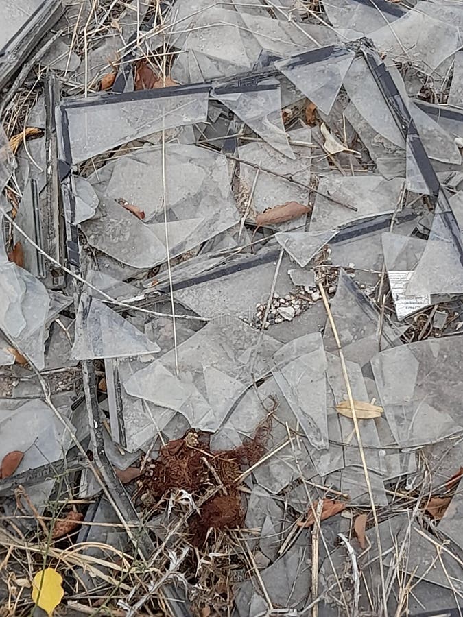 Broken glass on the floor stock photo. Image of brokenglass - 200721044