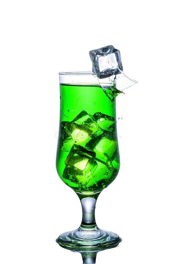 Broken Glass by Ice Cube Drop on Stock Image - Image of shattered ...