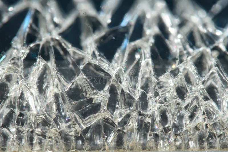 Broken Glass Isolated on Black Stock Image - Image of sharp, texture ...