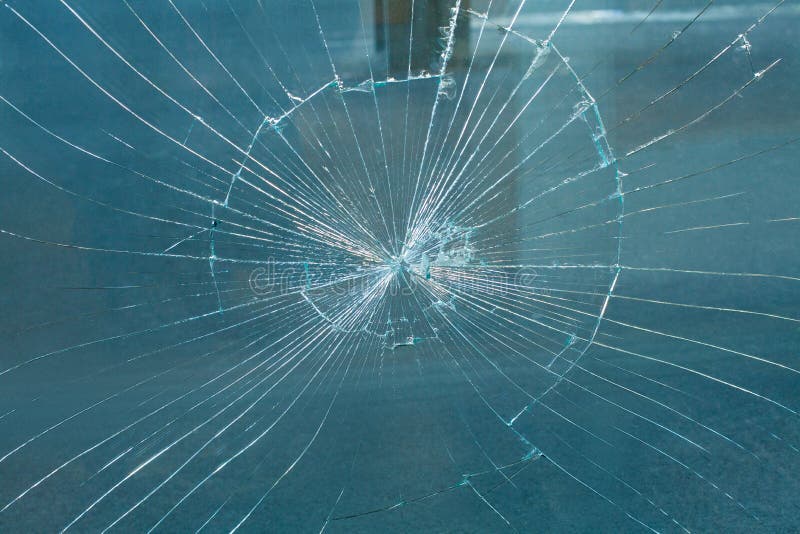 Broken Glass Pane. Smashed Glass Stock Photo - Image of element, design ...