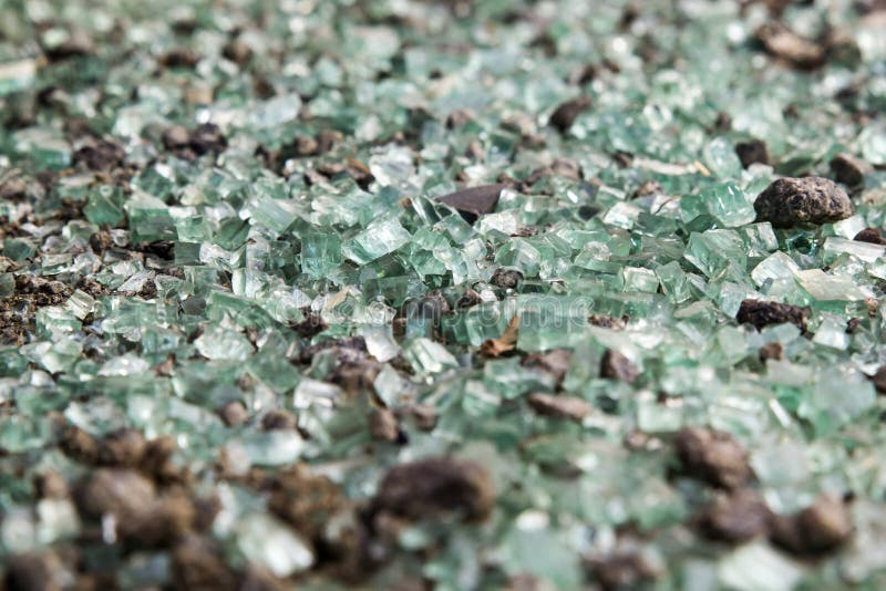 Broken glass piles stock photo. Image of dumped, danger - 59049168