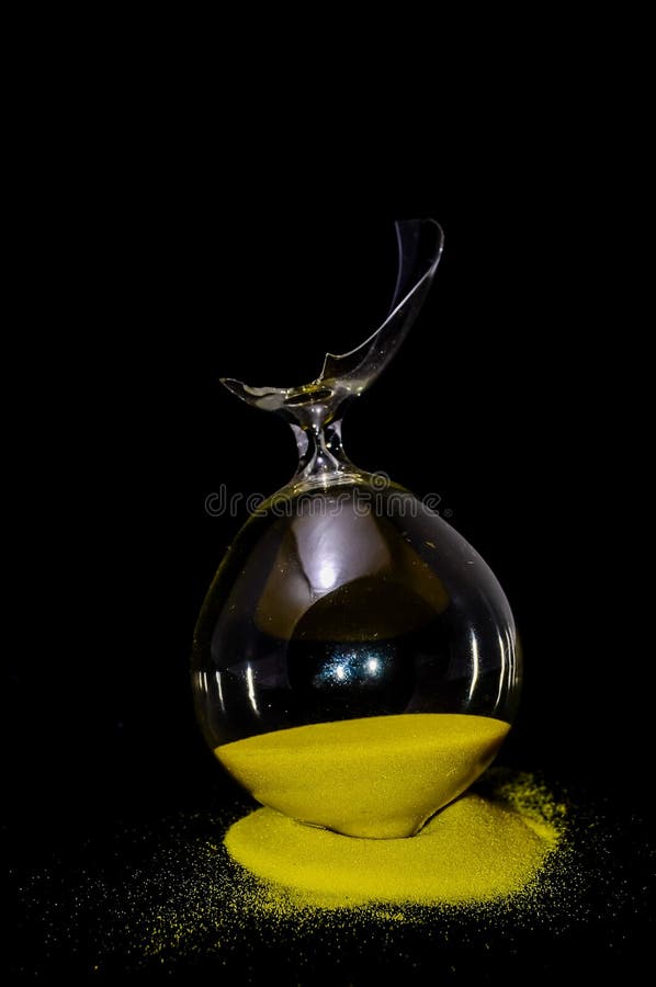 Impermanence Broken Hour Glass Stock Photos - Free & Royalty-Free Stock ...