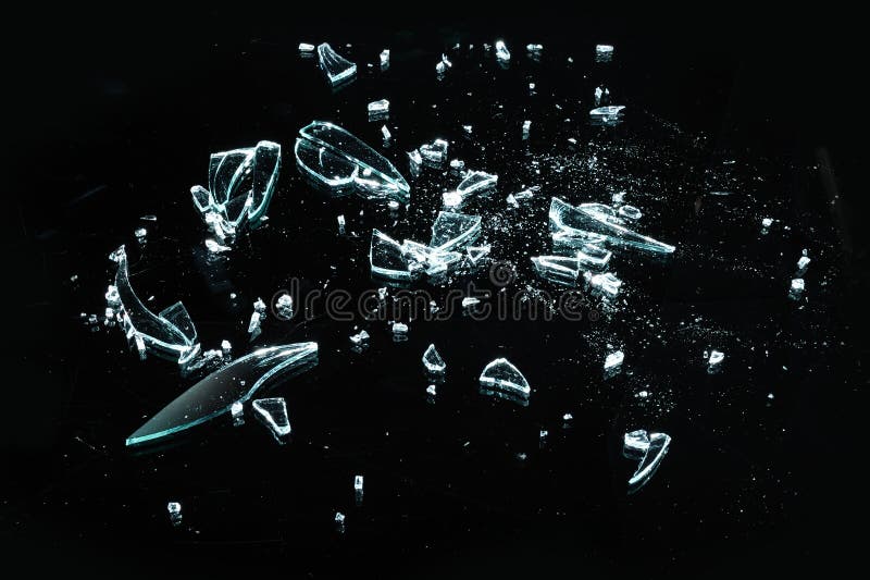 Glass Shards Falling