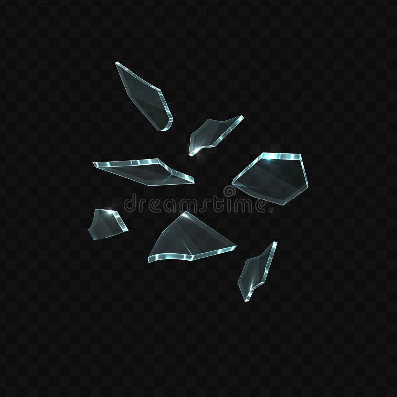 Broken Glass Debris Pieces Stock Illustrations – 1,295 Broken Glass Debris Pieces Stock ...