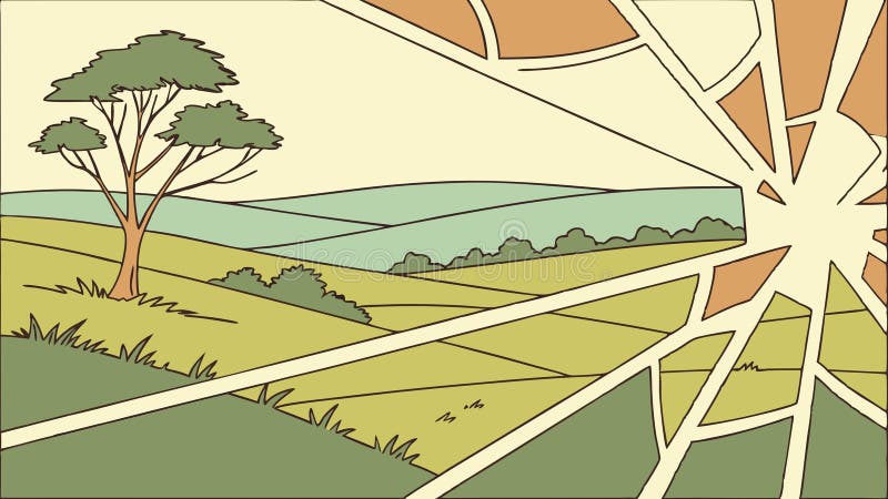 Broken Glass Shattered, Glass Shards and Damage Effect Vector Design ...