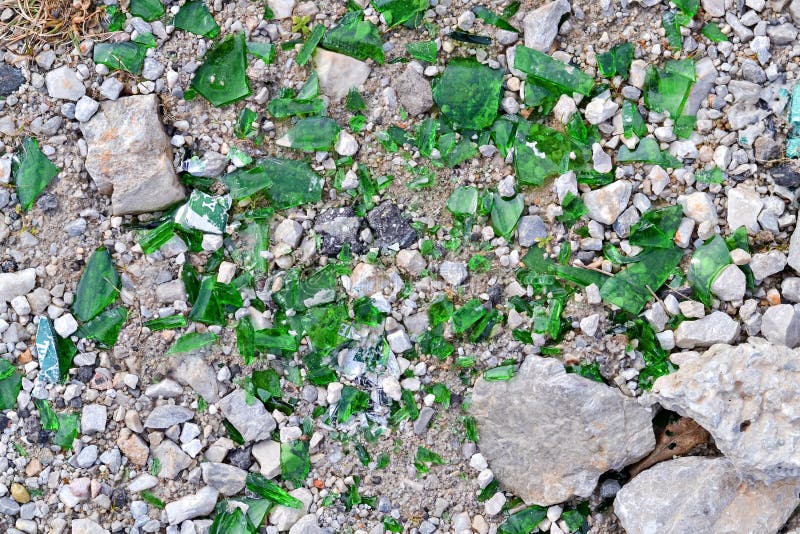 Broken glass stock photo. Image of fragility, green, destruction - 51226582