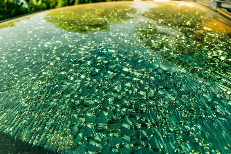 The Broken Glass is a Splendid Look that is the Art of Nature. Stock ...