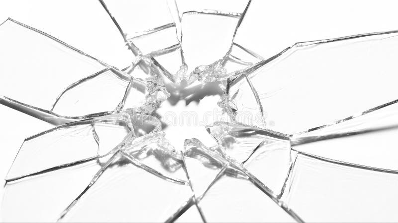 Broken Glass Texture Background, Shattered Cracked Glass Pattern on ...