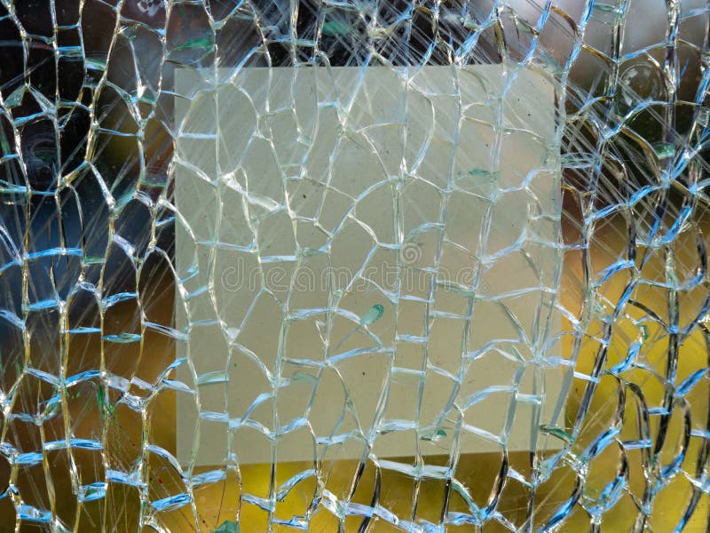 Broken Glass Texture. Cracked Glass Texture. Stock Photo - Image of ...