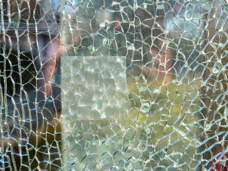 Broken Glass Texture. Cracked Glass Texture. Stock Photo - Image of ...