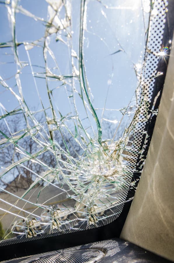 Broken Glass Screen Smartphone in Hand of Upset Woman Stock Photo ...