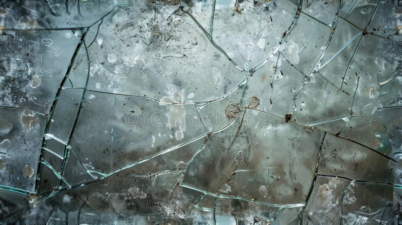 Broken Glass Window Grunge Backdrop. Urban Decay for Authentic Designs ...