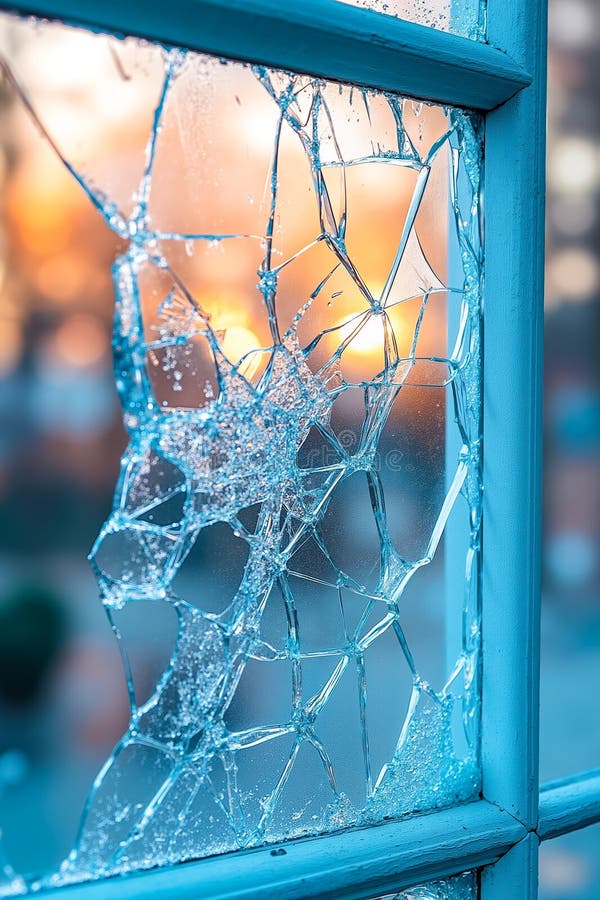 Shattered Glass Window Warm Lighting Stock Photos - Free & Royalty-Free ...