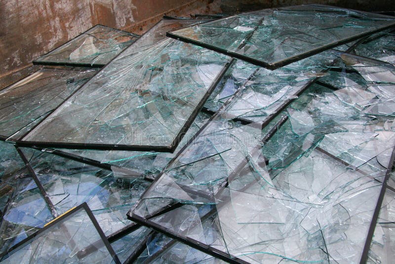 Broken glass stock photo. Image of glass, frame, container - 33485402