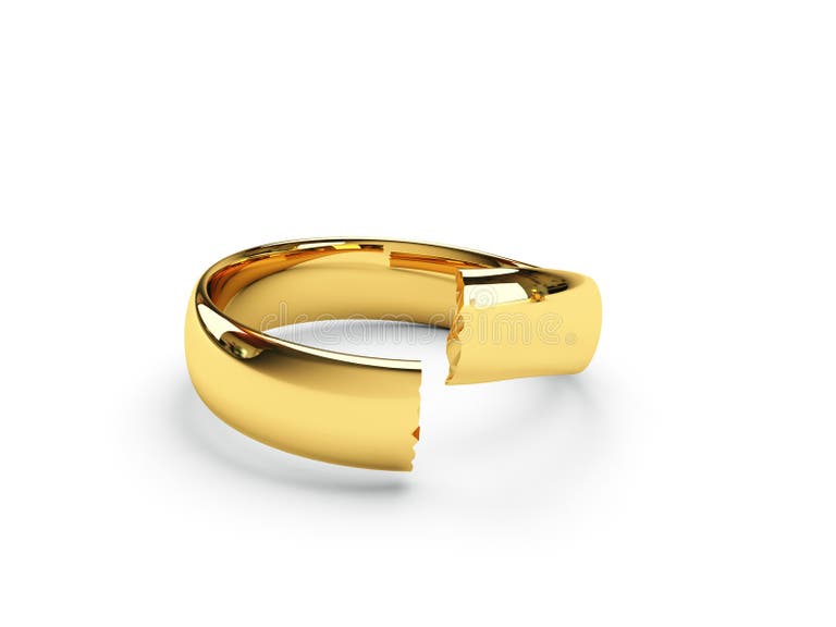 Broken Wedding Rings Stock Illustrations – 809 Broken Wedding Rings ...