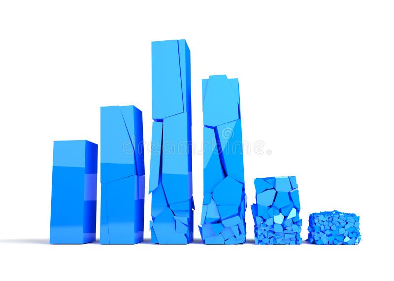 Broken Graph stock illustration. Illustration of chapped - 54254160