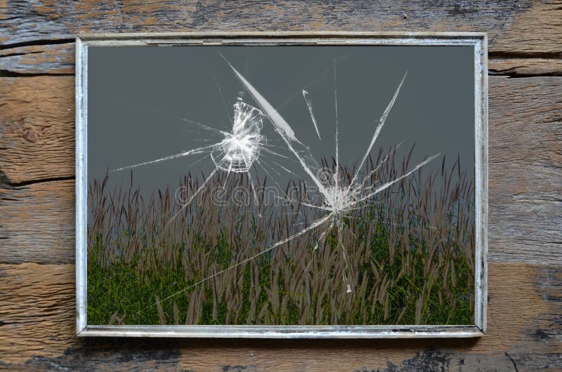 Broken grass stock image. Image of shattered, accident - 70386379