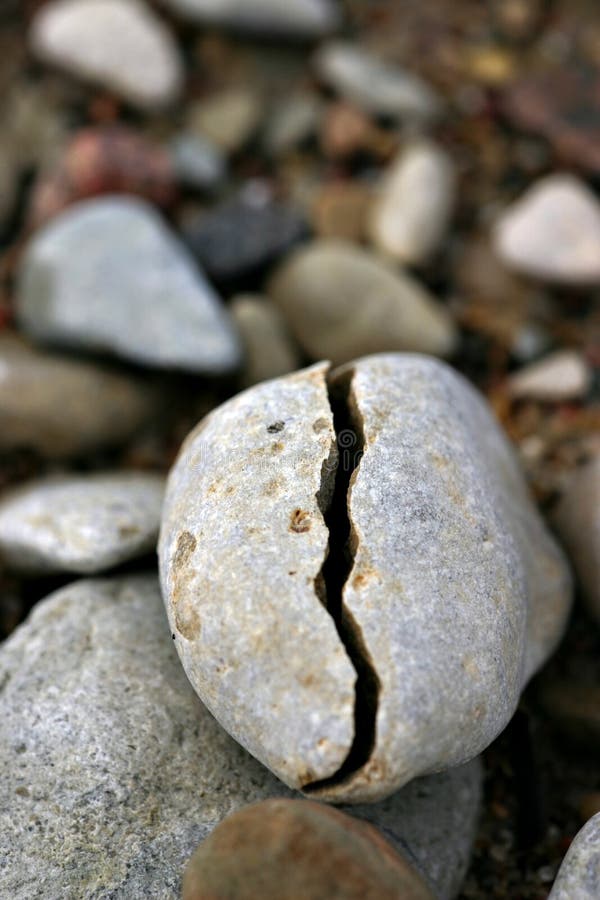 Broken gravel stock image. Image of stone, geology, power - 4193705